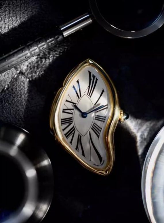 Dali Inspired Melting Watch, Unique Vintage Crash Des… - Gem