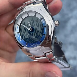 Fossil Big Tic Flame Digital Animated Vintage Retro Wrist Watch JR-8222 - Etsy