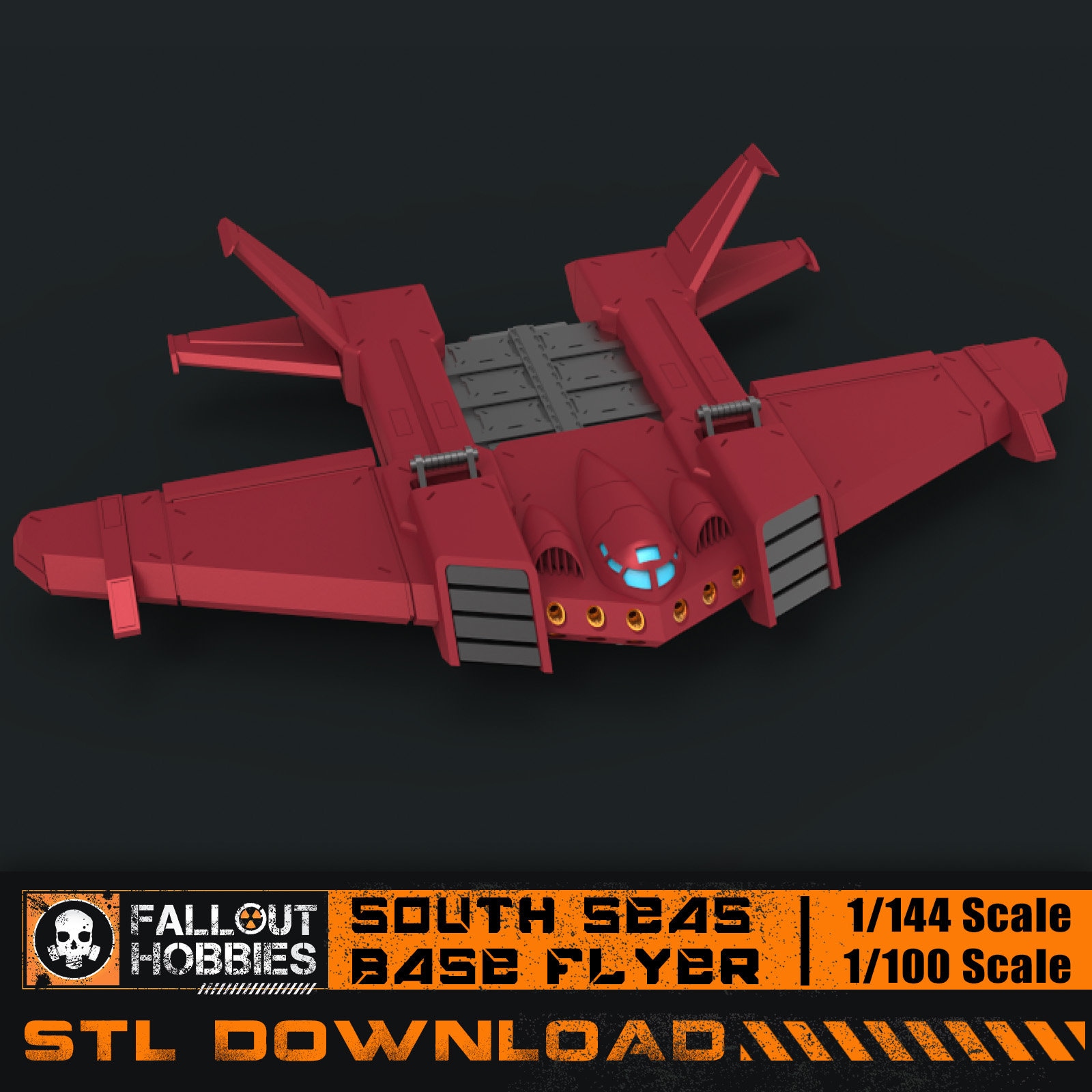 South Seas Base Lander 3D Printable Model Kit - Etsy