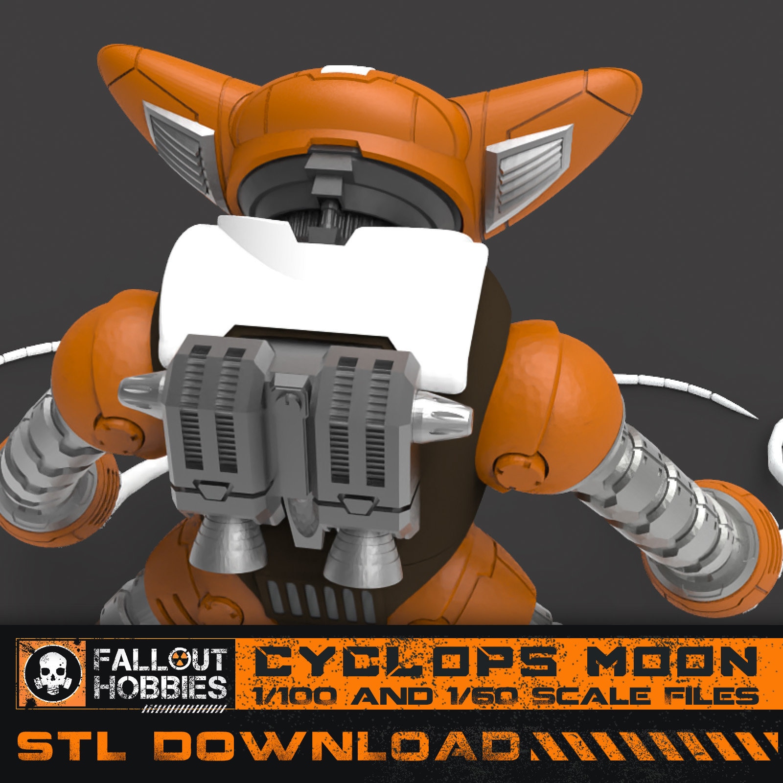 Cyclops Moon Mobile Suit 3D Printable Download - Etsy