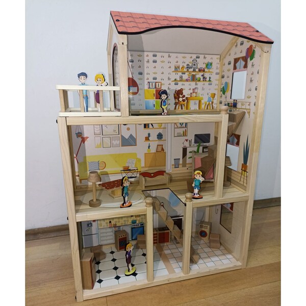 Natural Doll House - Etsy