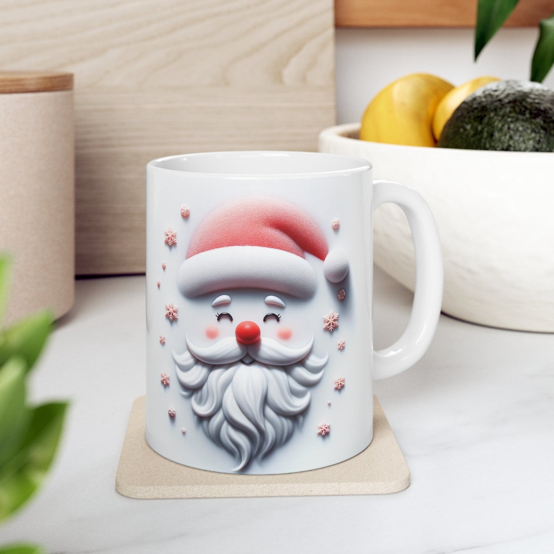 Mug 3d Snowman Ceramic Mug 11oz , 3d Snowman Mug Wrap, Snowman Mug Gift ...