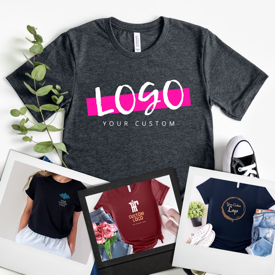 Custom Logo T-shirt Create Your Unique Logo Tee, Perfect for Business ...
