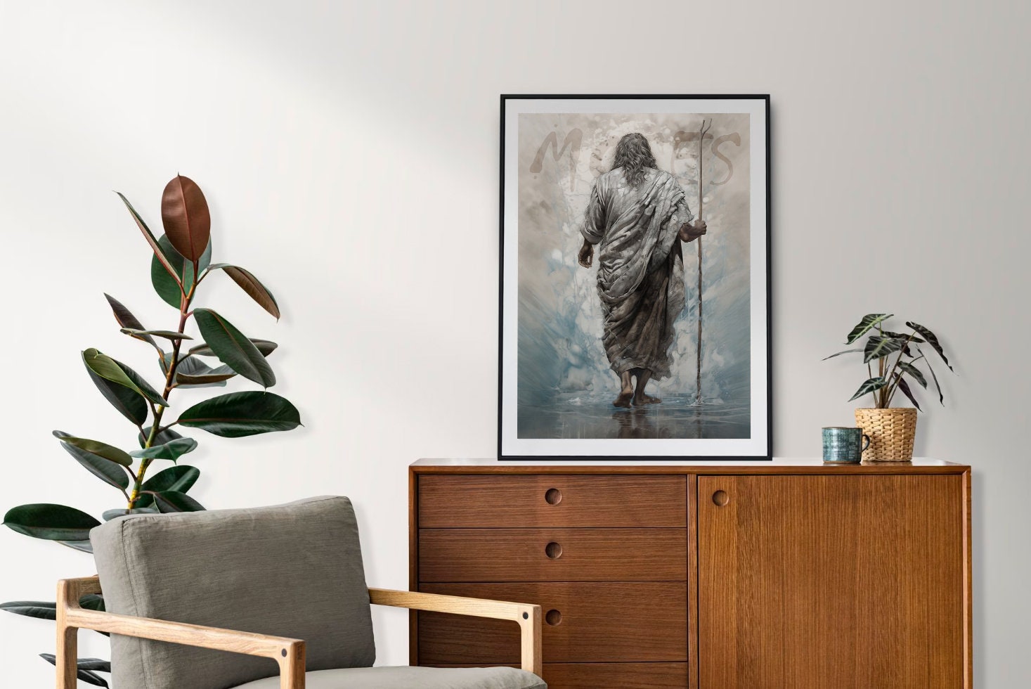 Moses - Wall Decor / Wall Art / Digital Art/ Gift for Him / Gift for ...