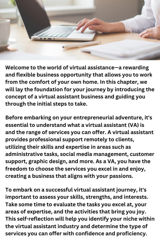 E Book How To Start A Virtual Assistant Business From Home Etsy