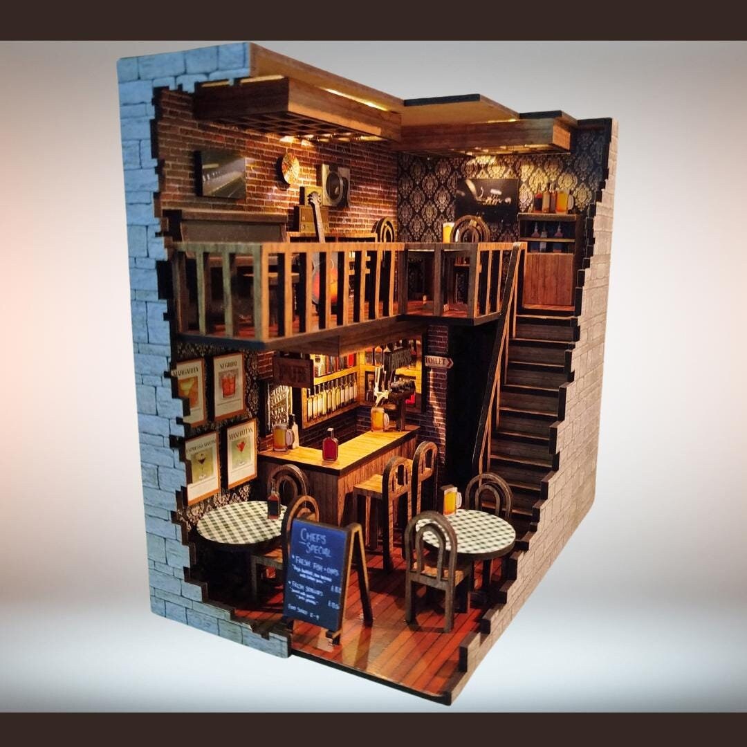 BOOKNOOK Pub Includes Both DXF - Svg and JPG Files. Dxf - Svg- Jpg ...