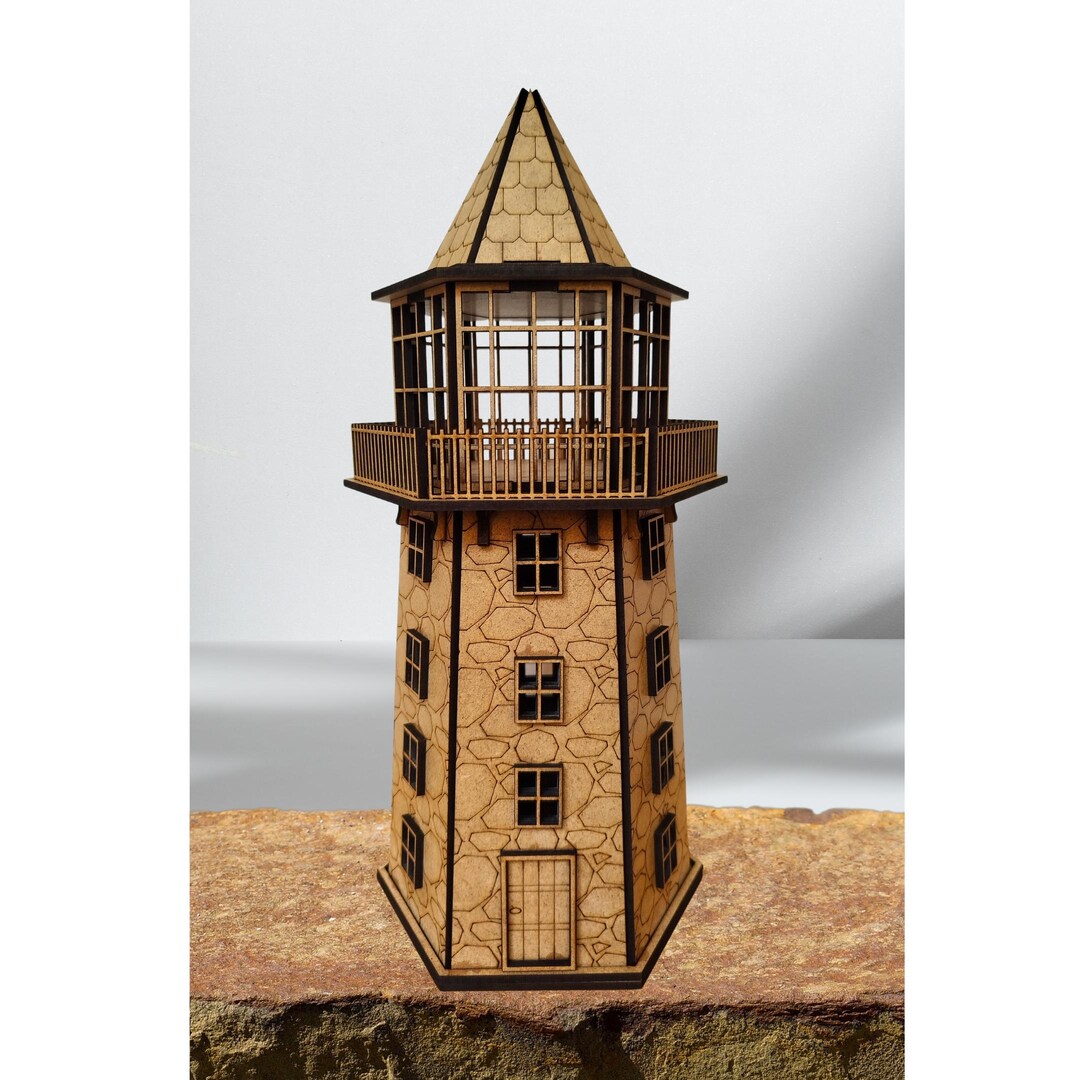 Lighthouse Laser Cut Files, SVG & DXF, DIY Nautical Decor - 3 Mm ...