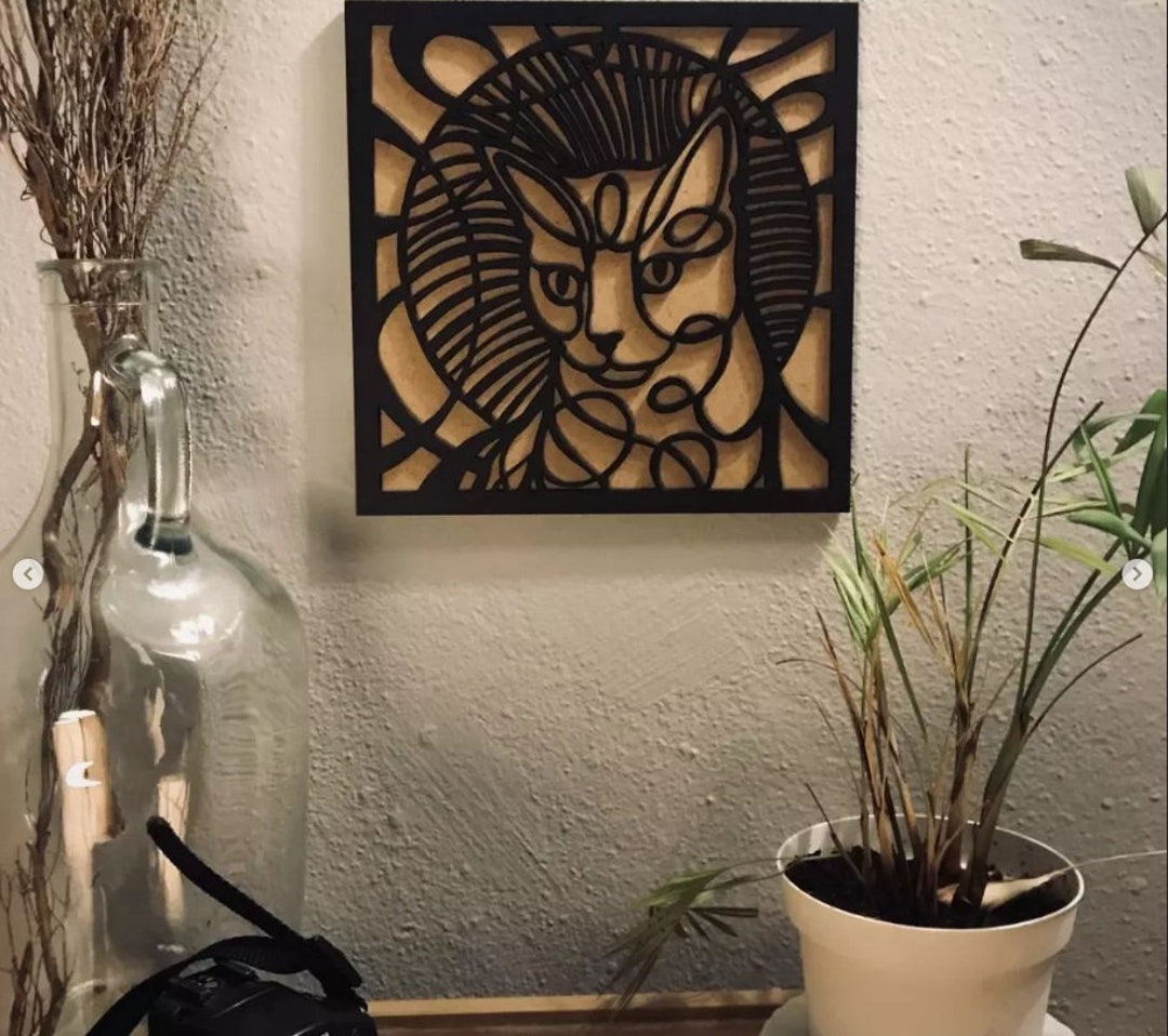 Cut Wall Decor Laser Cut 2D Model/ DXF 3mm Plywood - Etsy