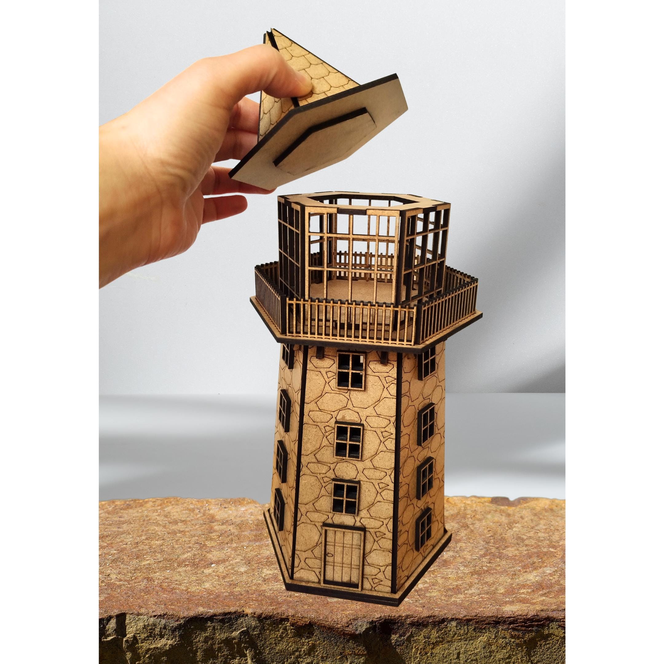 Lighthouse Laser Cut Files, SVG & DXF, DIY Nautical Decor - 3 Mm ...