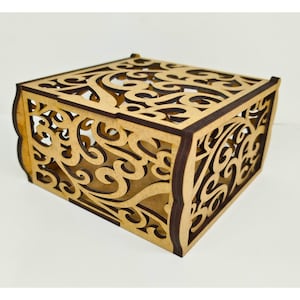 Multipurpose Storage Box Laser Cut Files | 3mm Material SVG & DXF - Etsy