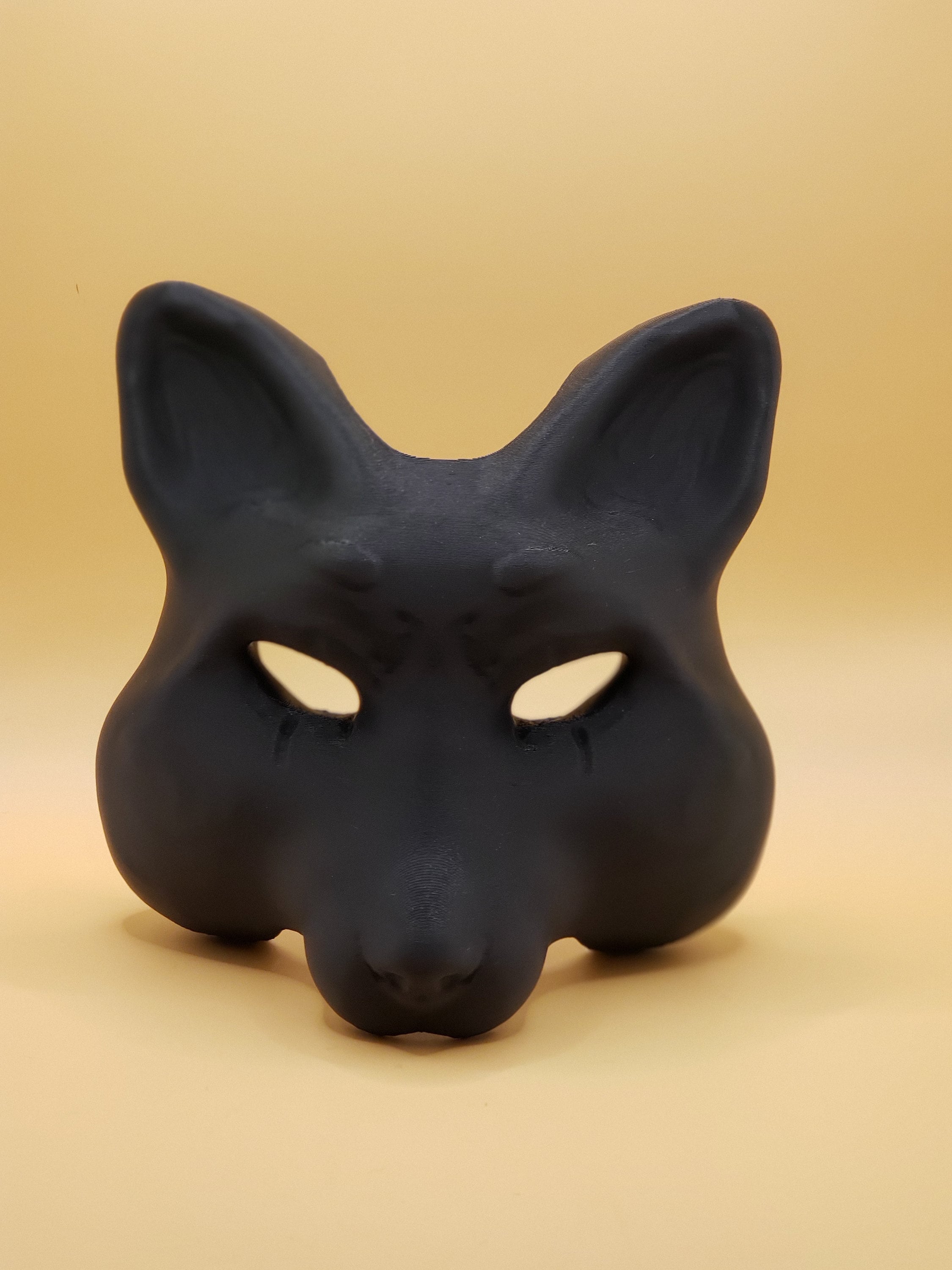 Masquerade Fox Half Mask - Etsy