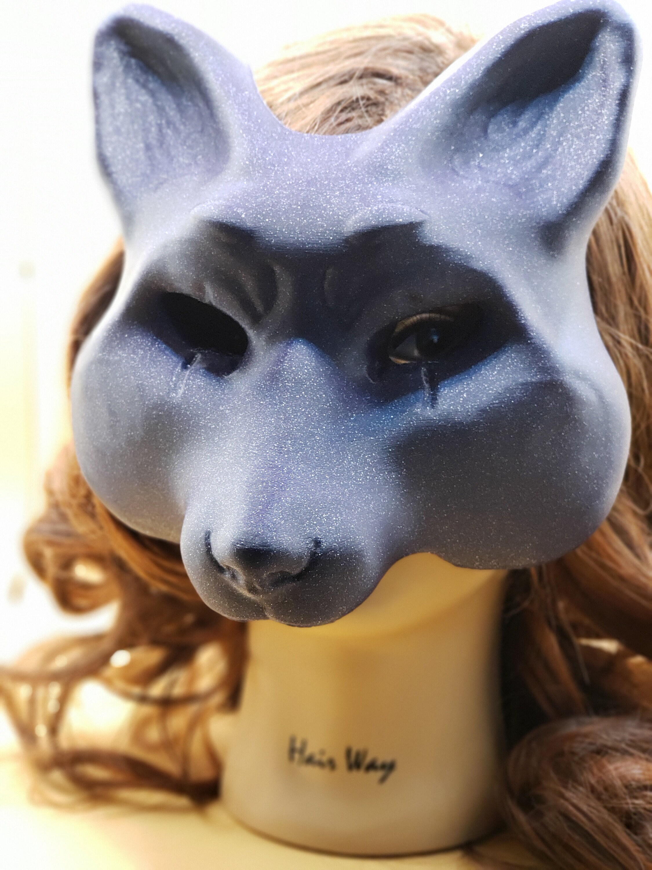 Masquerade Fox Half Mask - Etsy