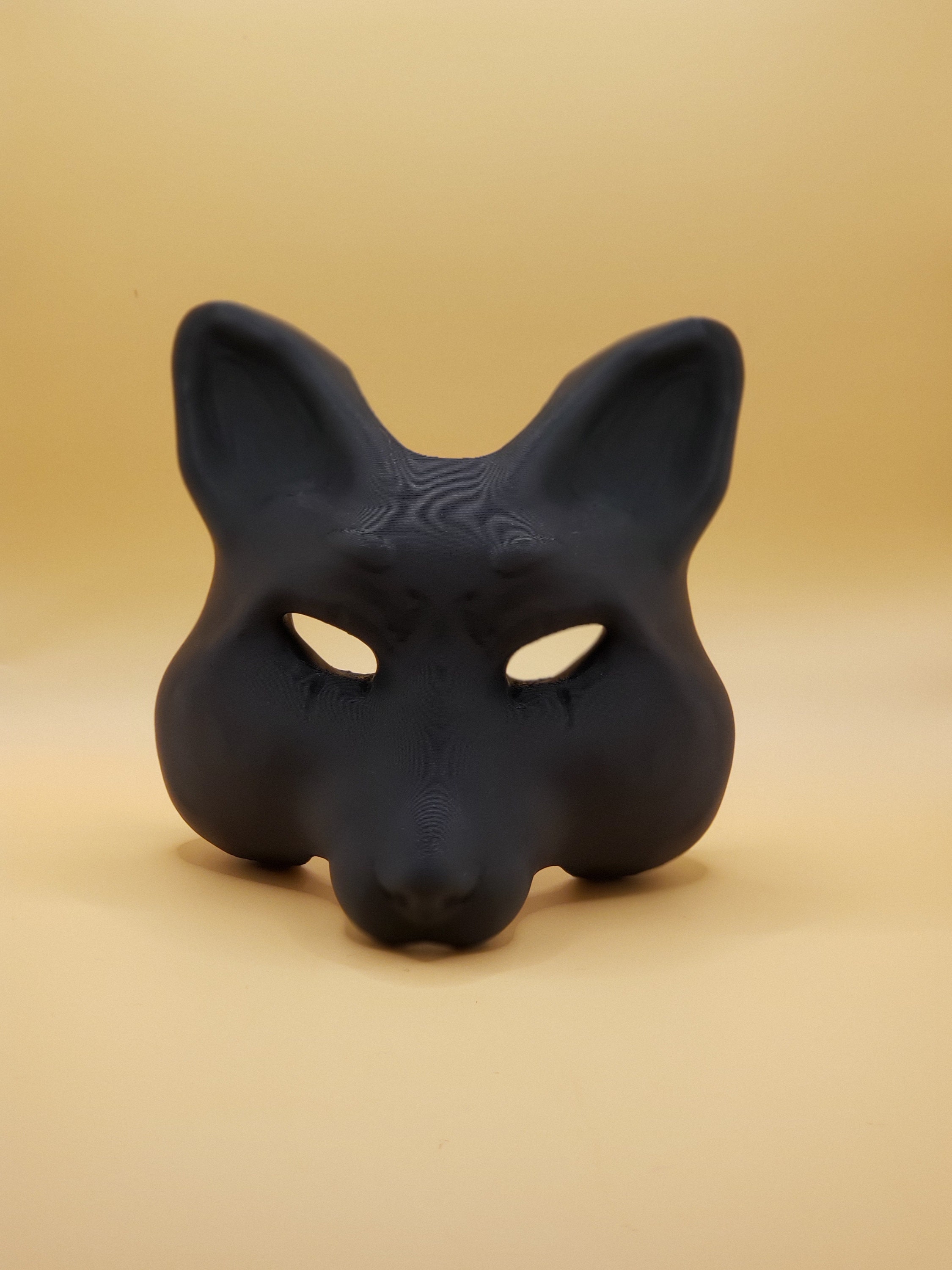 Masquerade Fox Half Mask - Etsy