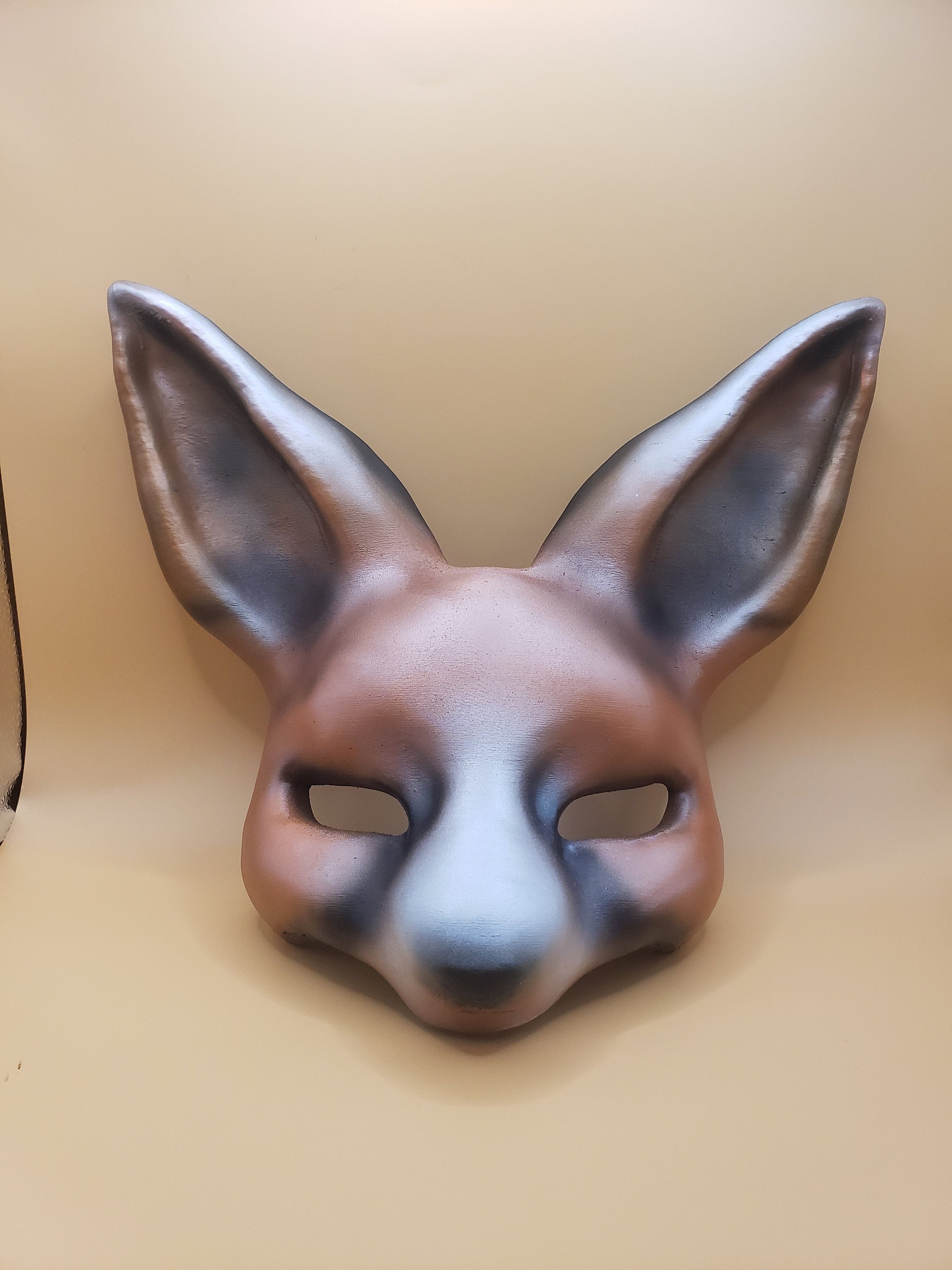 Kitsune Fox Mask / Half Fox Mask /therian Fox Mask - Etsy