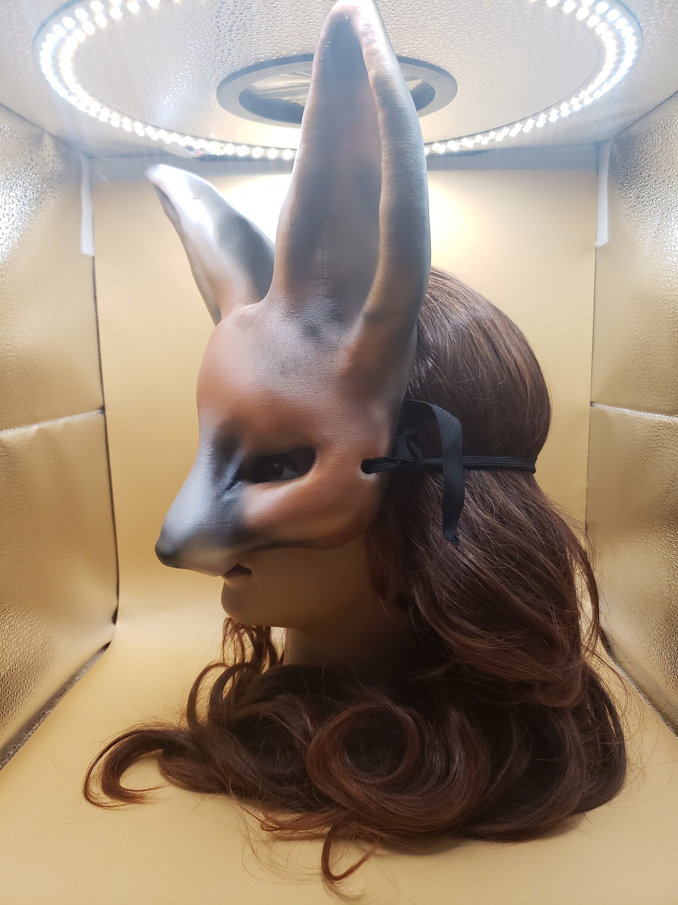 Kitsune Fox Mask / Half Fox Mask /therian Fox Mask - Etsy