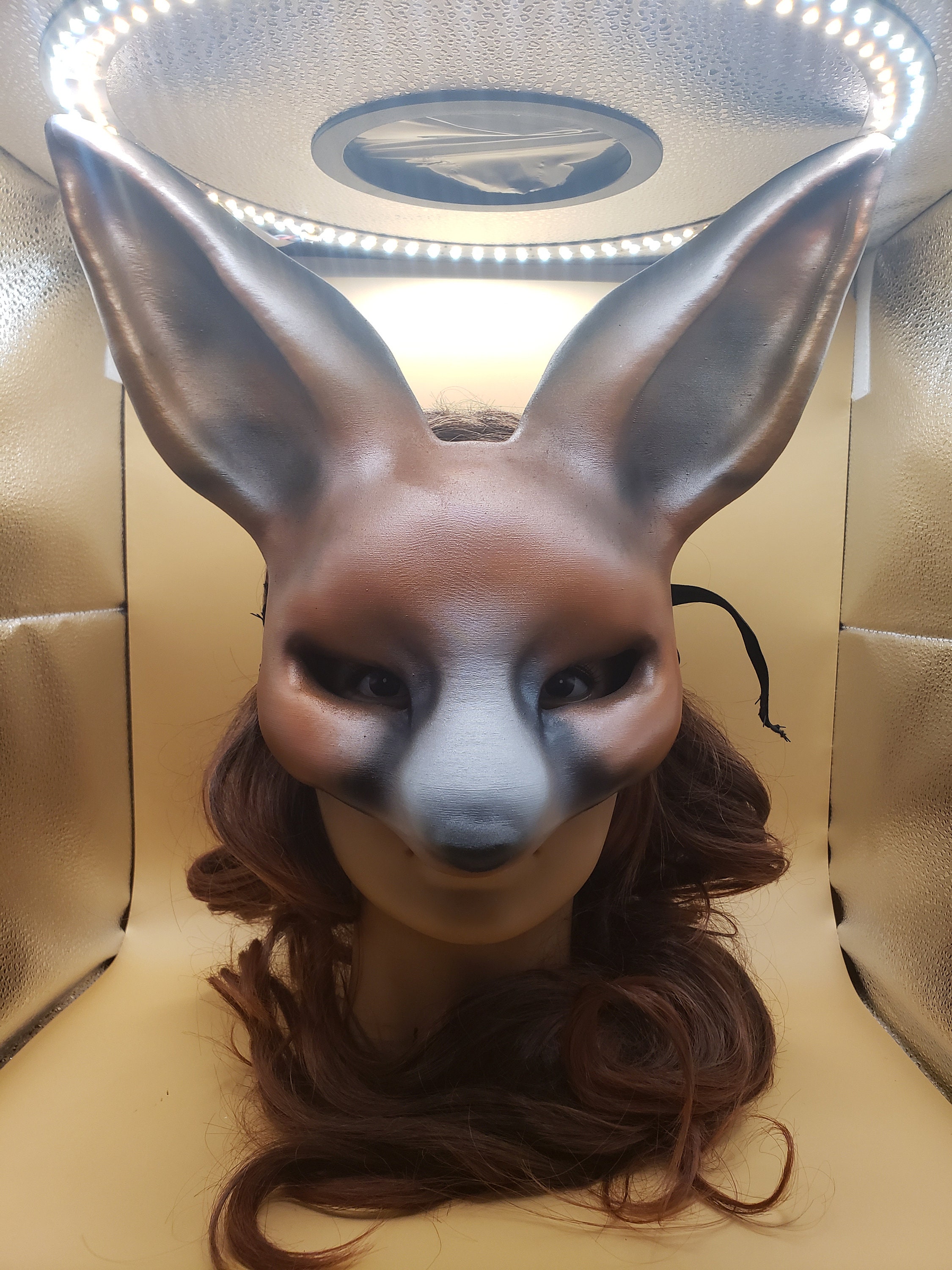 Kitsune Fox Mask / Half Fox Mask /therian Fox Mask - Etsy