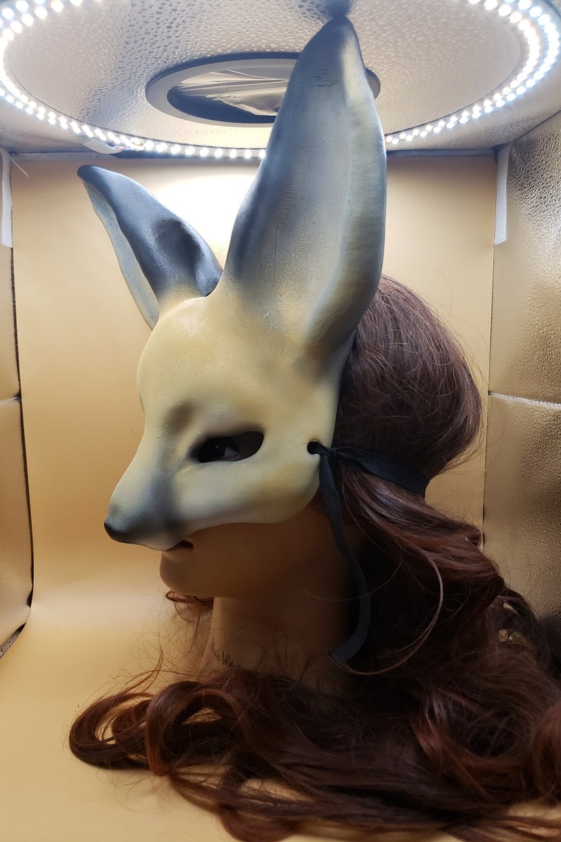 Kitsune Fox Mask / Half Fox Mask /therian Fox Mask - Etsy