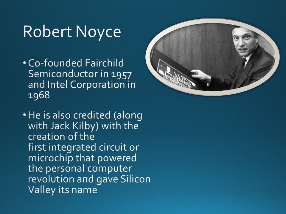 Famous Technology Inventors and Pioneers Powerpoint Slideshow Editable ...