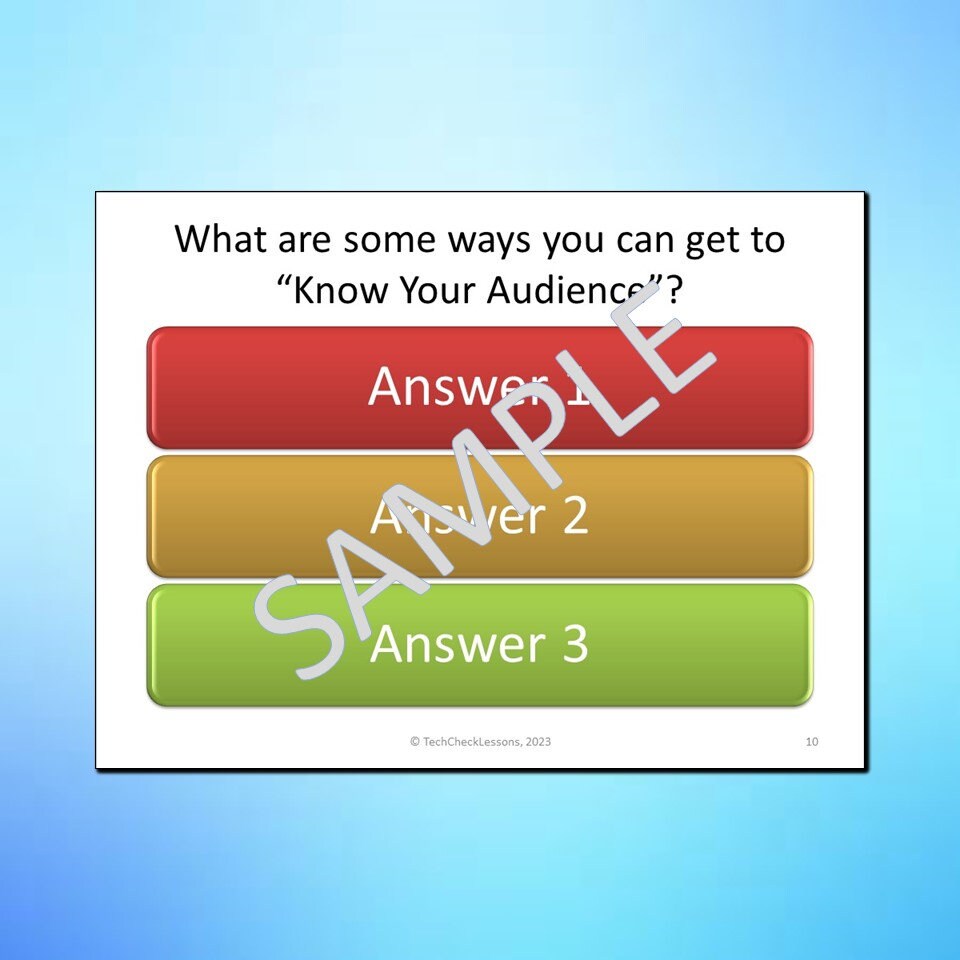 Public Speaking Task Activity Business and Career Skills Editable ...