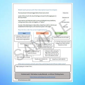 Ancient History Webquest / Activity Bundle - Social Studies - Editable ...