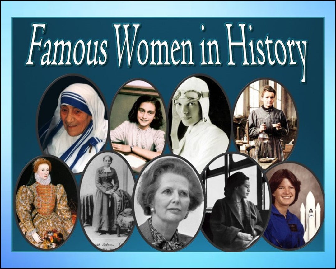 Famous Important Women in History Powerpoint Informational Slideshow ...