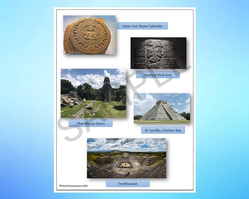 Ancient History - Mesoamerican Aztec, Maya & Inca Webquest - Social ...