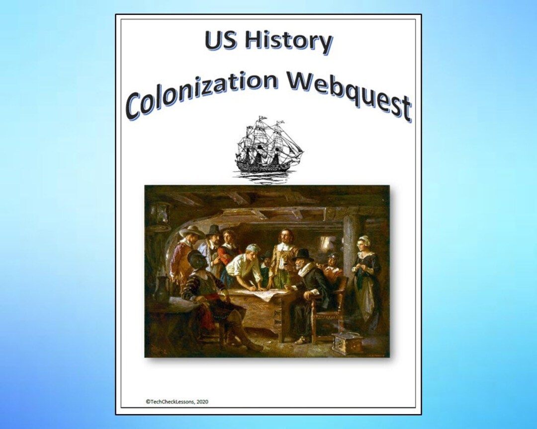 US History - Colonization Webquest - Social Studies Internet Activity ...