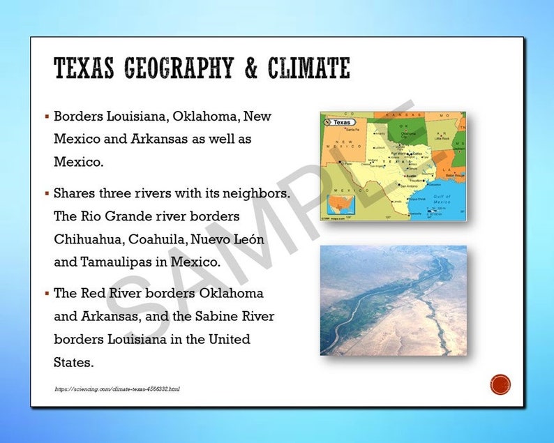 All About Texas - Slideshow Presentation - Editable DIGITAL DOWNLOAD - Etsy