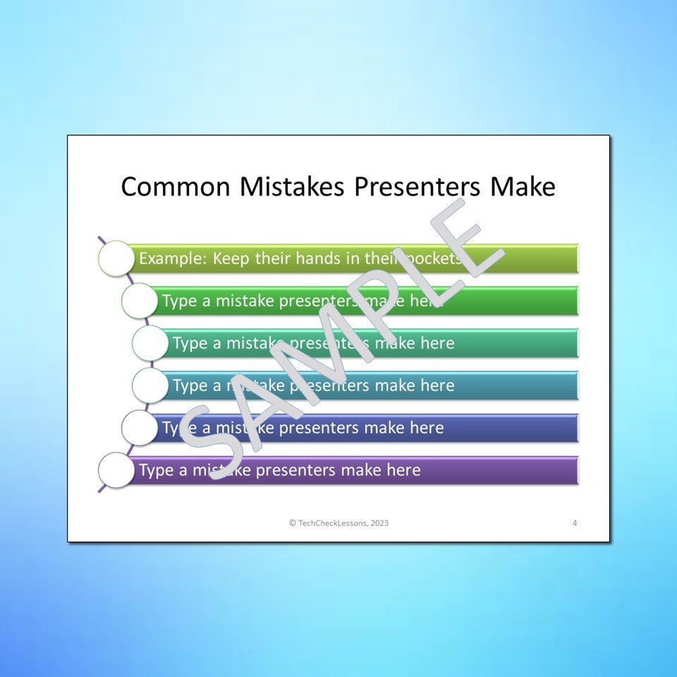 Public Speaking Task Activity Business and Career Skills Editable ...