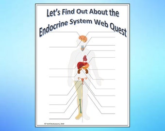 Circulatory System Science Webquest Internet Activity Editable DIGITAL ...