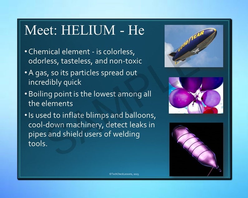 Famous Elements on the Periodic Table Powerpoint Informational - Etsy