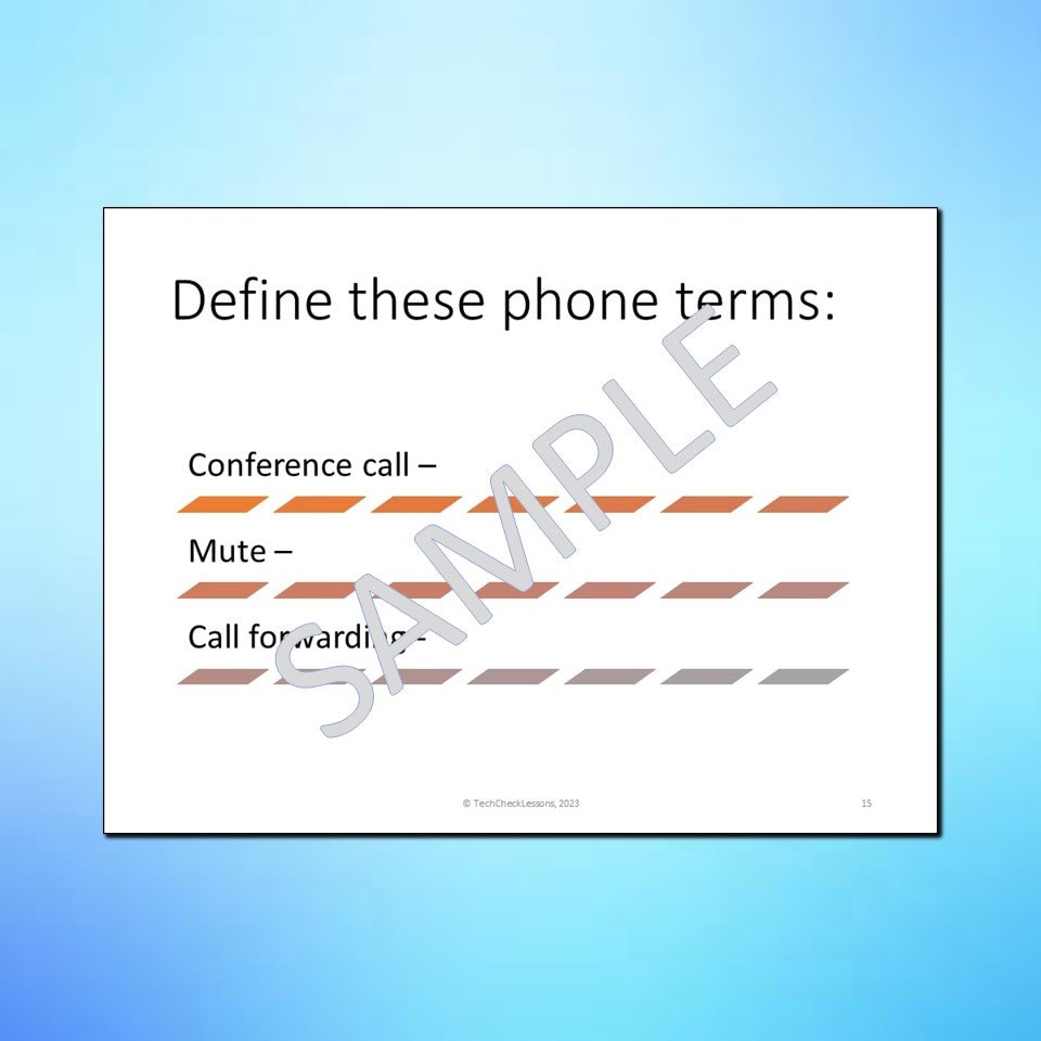 Phone Etiquette Lesson Activity Business and Career Skills Editable ...