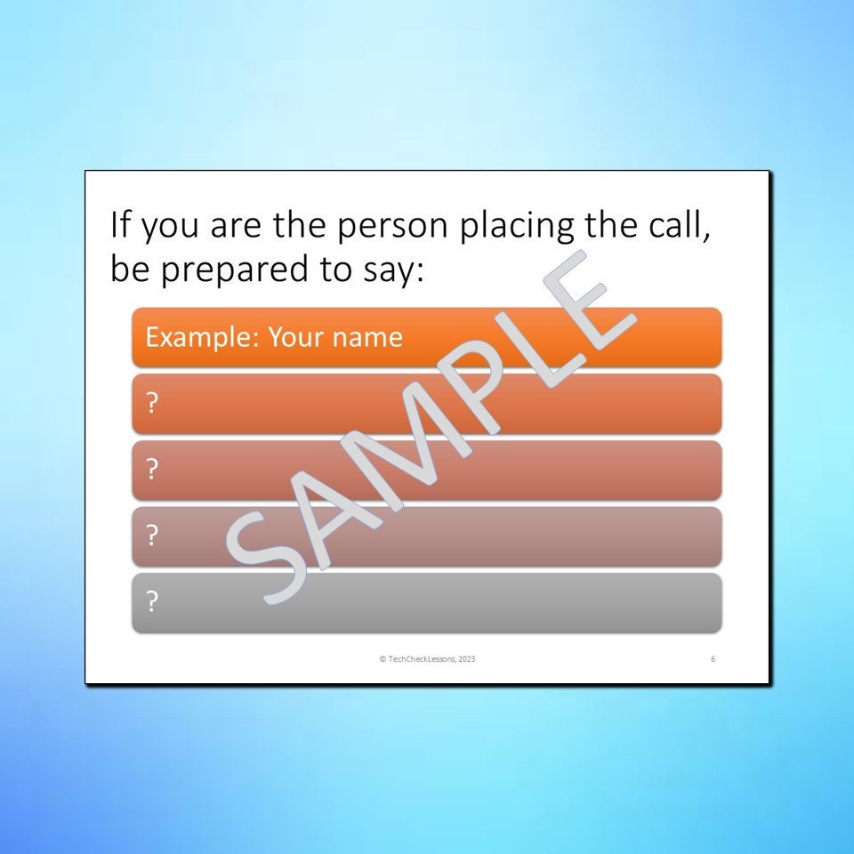 Phone Etiquette Lesson Activity Business and Career Skills Editable ...