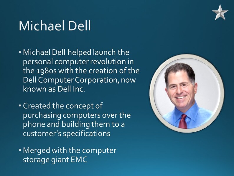 Famous Technology Inventors and Pioneers Powerpoint Slideshow Editable ...