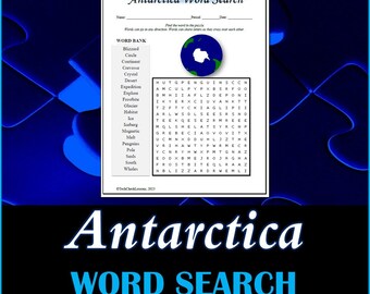 World Capitals Word Search - DIGITAL DOWNLOAD - Etsy