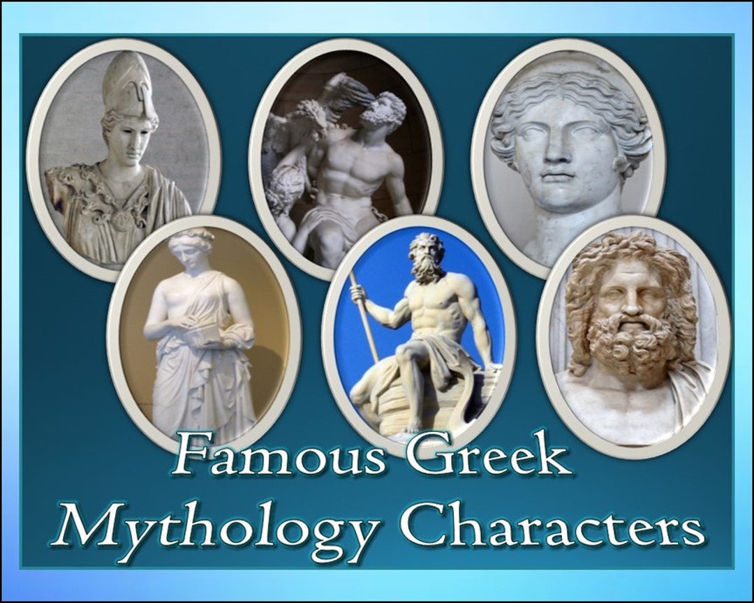 Famous Greek Mythology Characters Powerpoint Slideshow Editable DIGITAL DOWNLOAD - Etsy