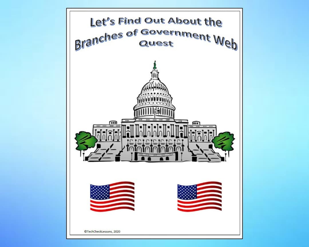 Branches of Government Webquest - Science Internet Activity - Editable ...