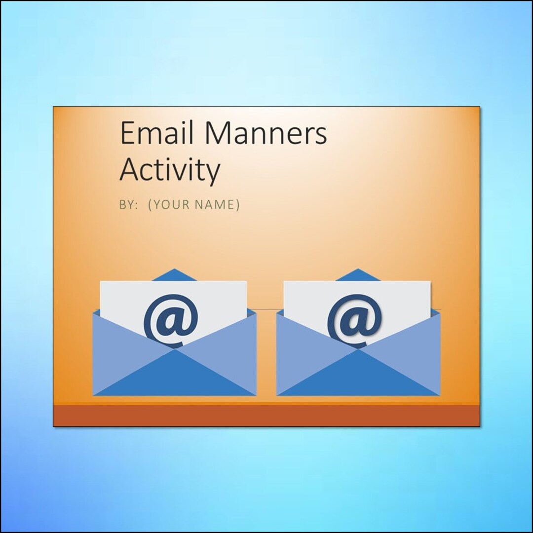 Email Manners Lesson Activity - Business and Career Skills - Editable ...
