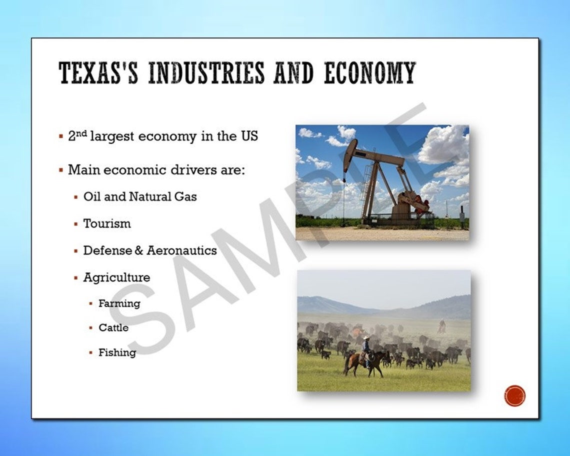 All About Texas - Slideshow Presentation - Editable DIGITAL DOWNLOAD - Etsy