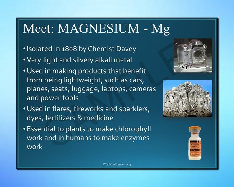 Famous Elements on the Periodic Table Powerpoint Informational ...