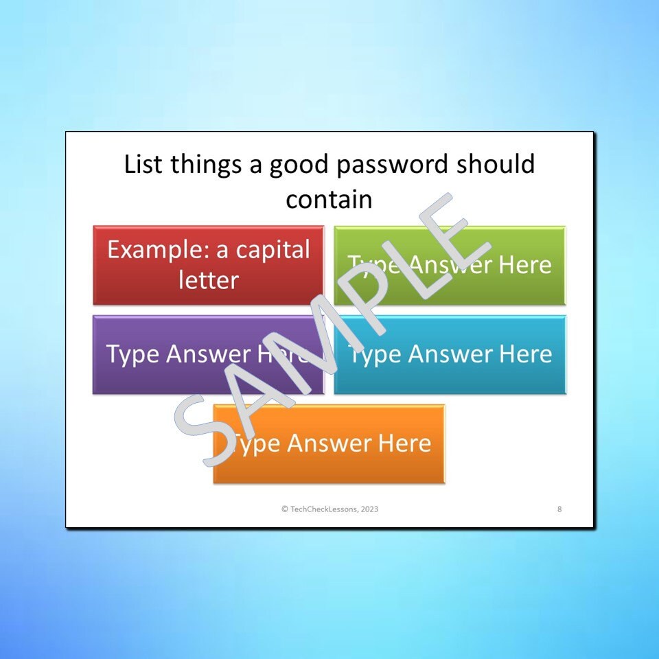 Internet Safety Lesson Activity Business and Career Skills Editable ...
