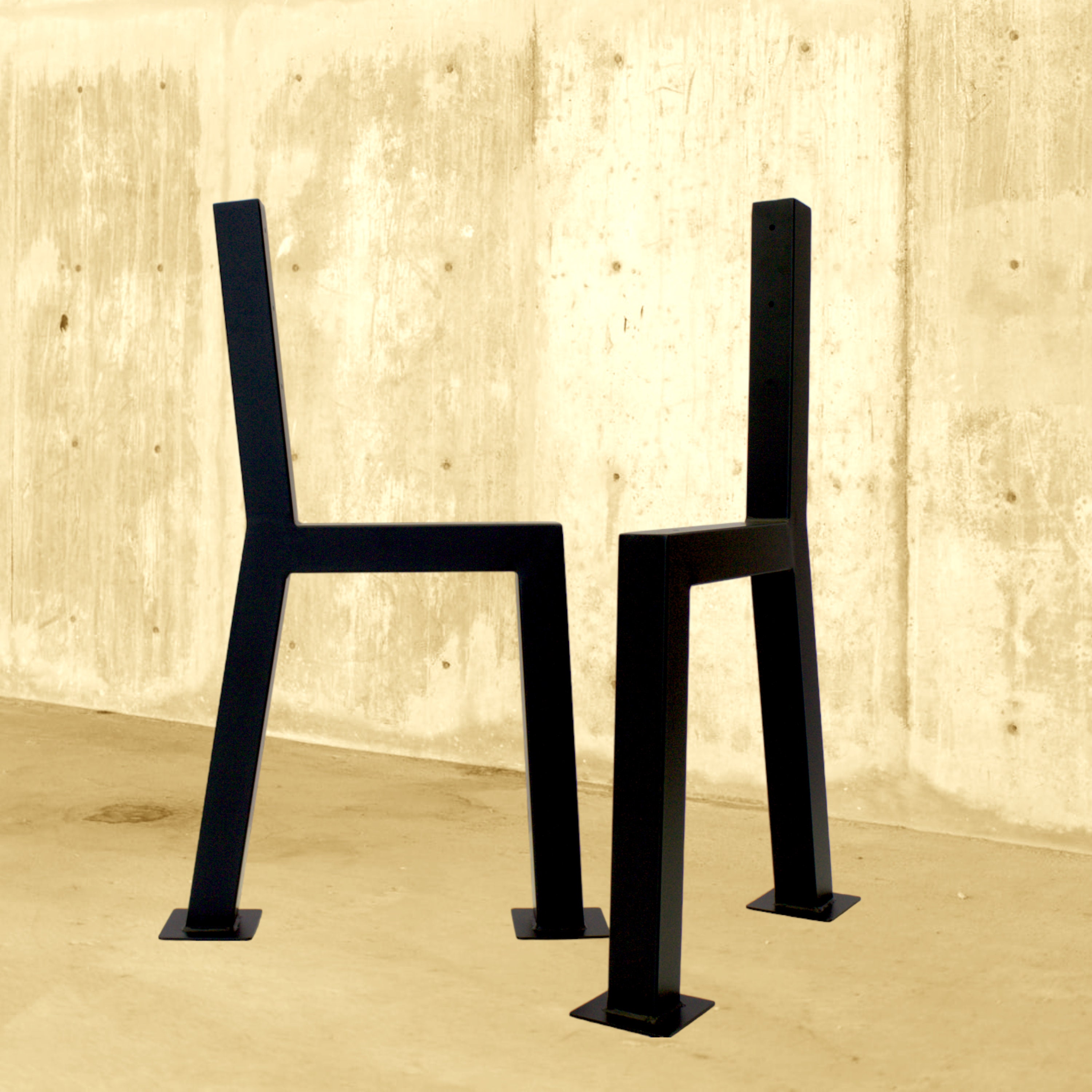 BENCH / CHAIR LEGS With Backrest. - Etsy