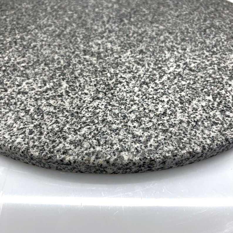 Round Granite Table Top - Grey Color - Etsy