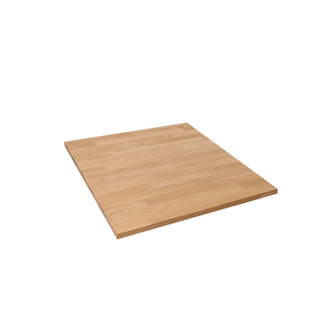 Solid Wood Oak Tabletop | 700mm X 700mm X 27mm | Premium European ...