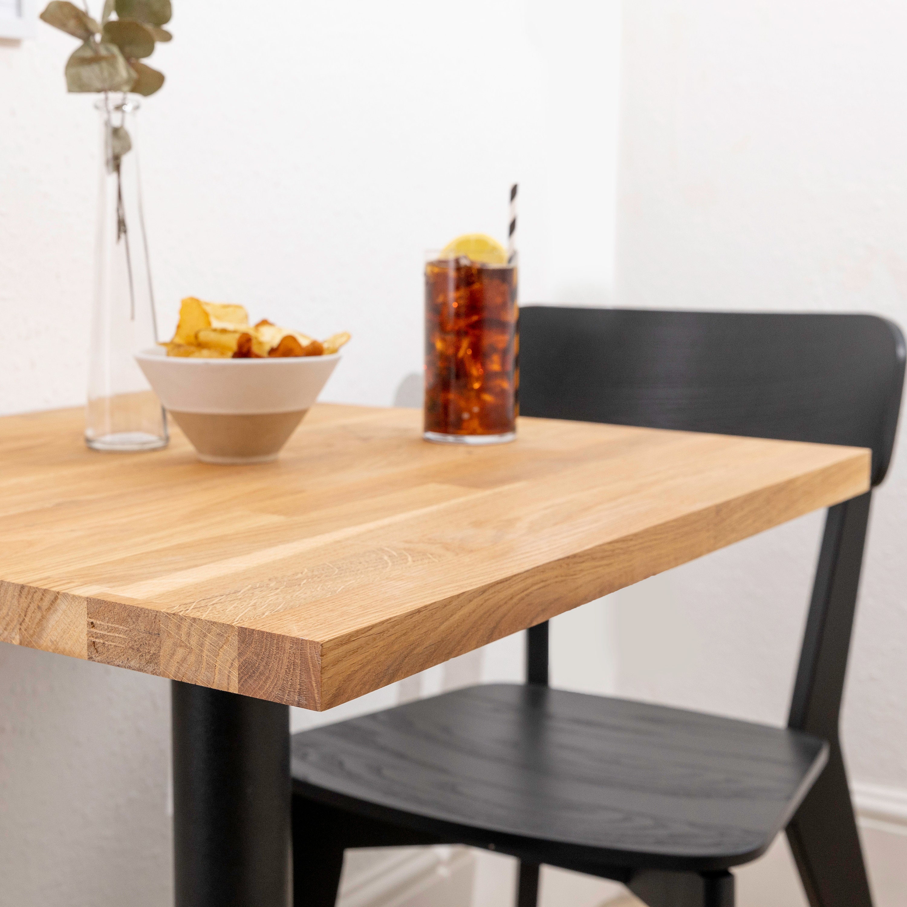 Solid Wood Oak Kitchen Dining Table Tops | 600mm X 600mm | Premium ...