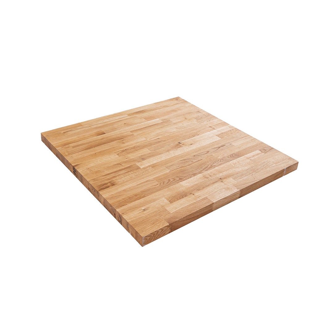 Solid Wood Oak Kitchen Dining Table Tops | 600mm X 600mm | Premium ...