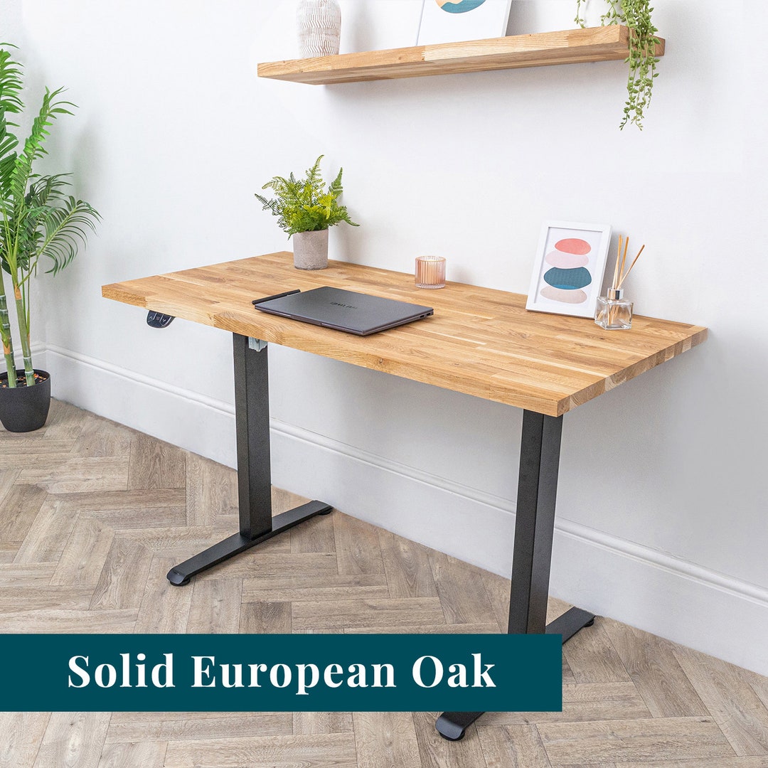 Bespoke Custom Solid Wood Desk With Choice of Legs | 1200 X 600mm ...