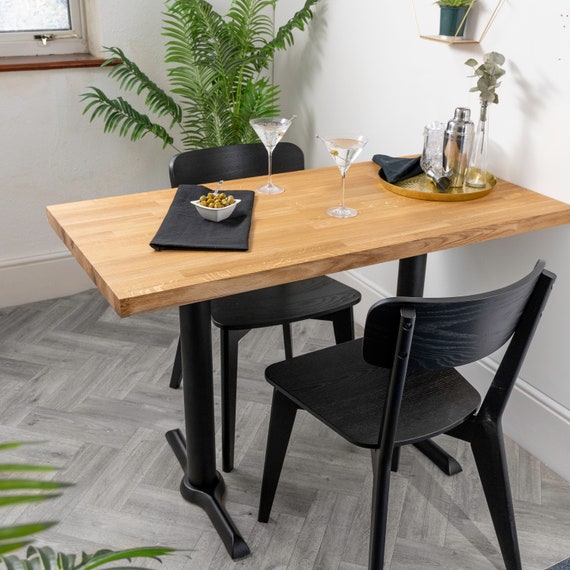 Solid Wood Oak Kitchen Dining Table Tops 1200mm X 600mm Premium European Wooden Large Square Bistro Tabletop Worktop Desktop Counter Etsy