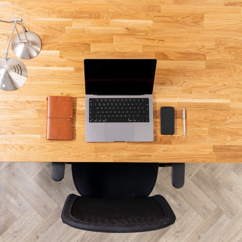 Solid Wood 27mm Thick Oak Office Desk Top | Various Sizes Available ...