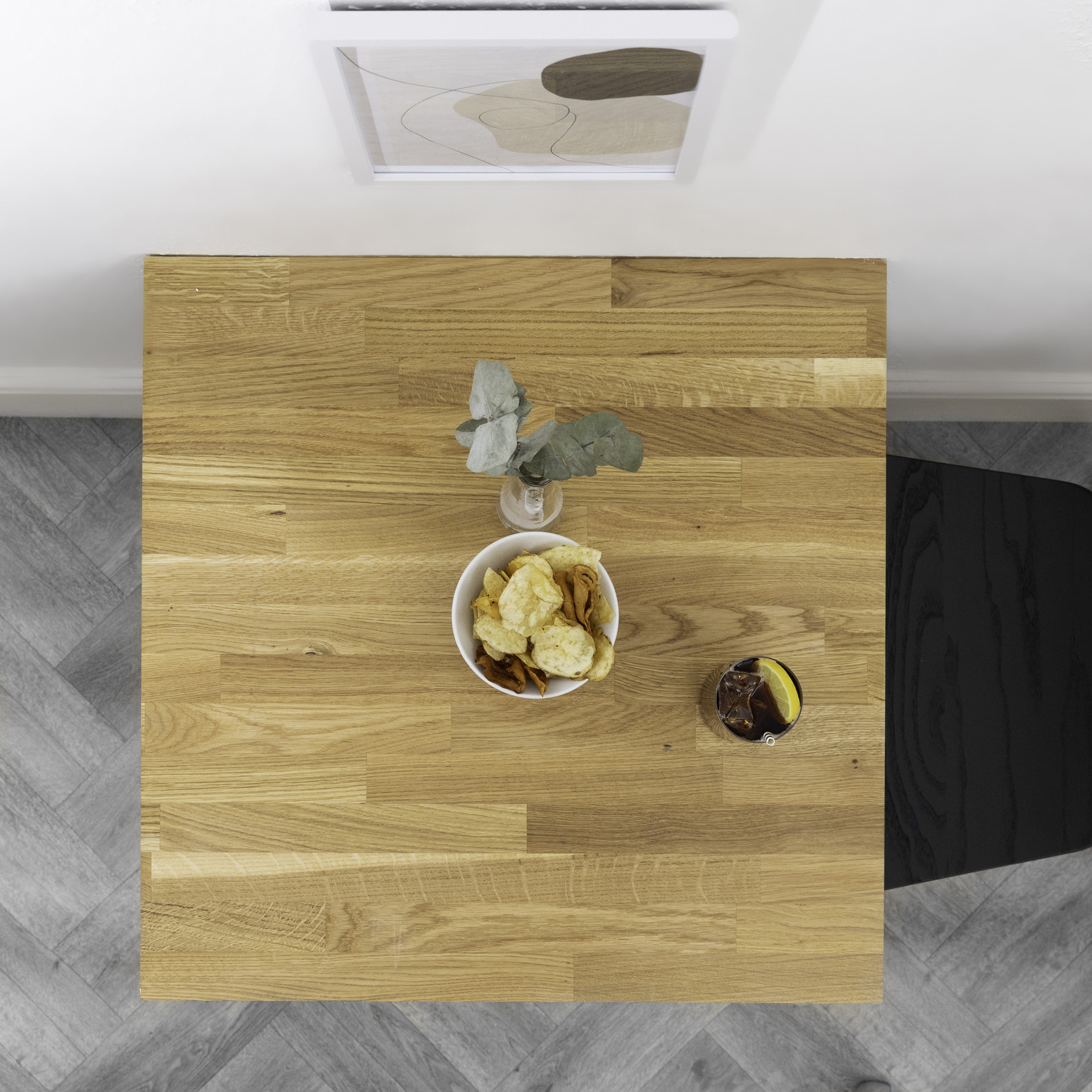 Solid Wood Oak Tabletop 700mm X 700mm X 27mm Premium - Etsy UK